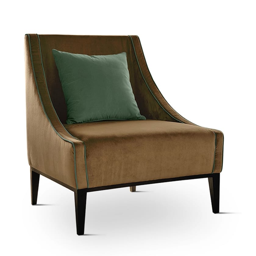 SIKKA | Upholstered armchair By Domingo Salotti