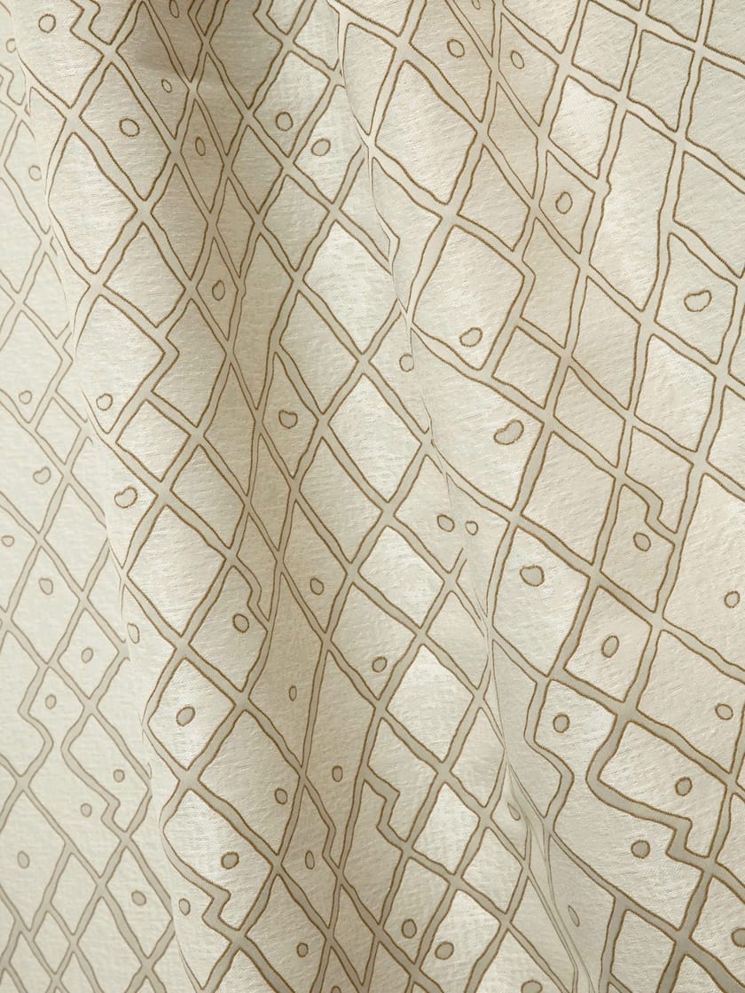 SILLON Washable Trevira® CS fabric with graphic pattern By LELIEVRE