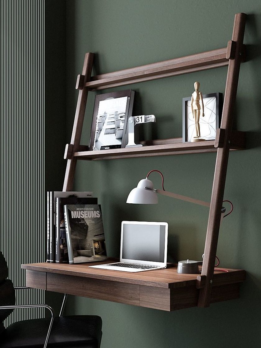 SIMPLYCITY Wall mounted solid wood secretary desk By KARPENTER | design ...