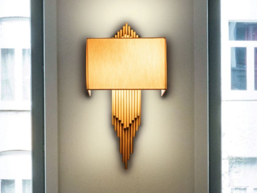 SINFONIA Applique a LED in ottone By LuceControCorrente