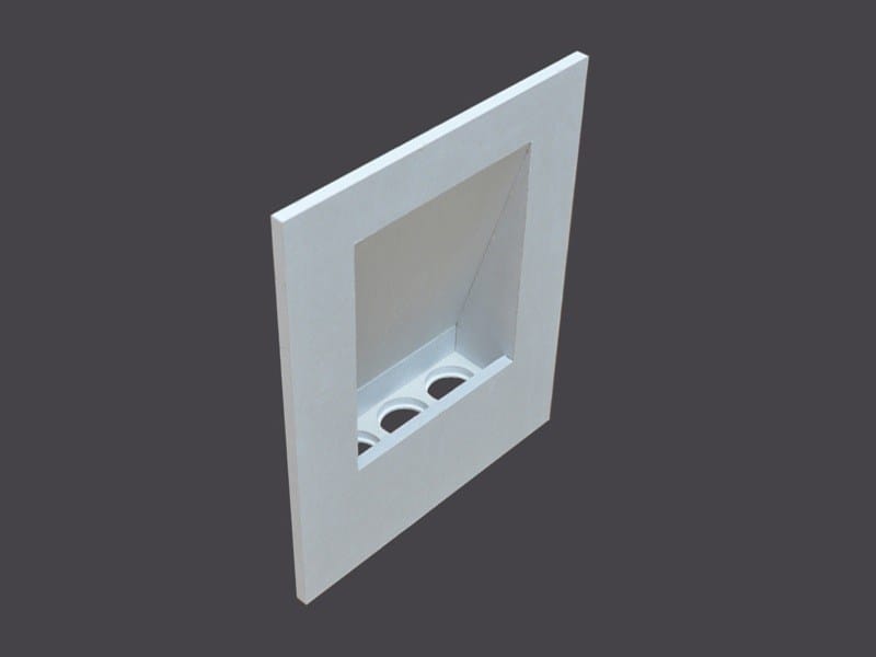 Wall light fixtures in Plasterboard SINGLE RECESSED WALL LIGHT FIXTURES ...