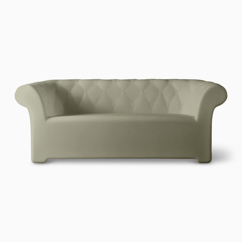 SIRCHESTER Divano da giardino in polietilene a 2 posti By Serralunga ...