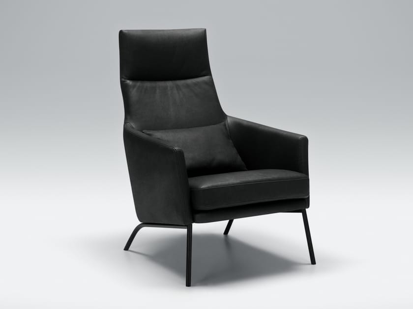 SIRI | Leather armchair By Sits