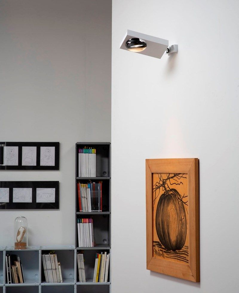 SISTEMA BRICK LED wall-mounted adjustable aluminium spotlight By ...