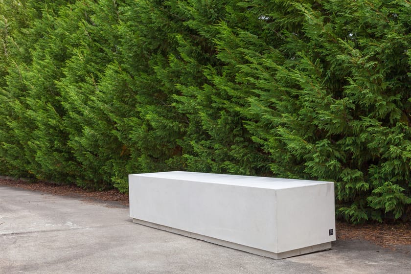 BOX TO BOX Modular backless concrete bench By SIT | design João Carvalho