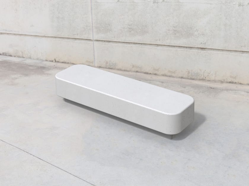 KID Backless fiber-reinforced concrete bench By SIT | design Fábio Sousa