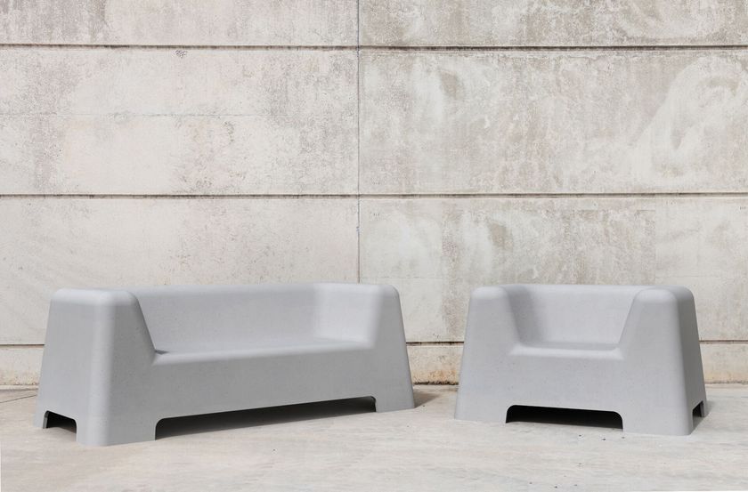 STREET SOFA Fiber-reinforced concrete outdoor chair By SIT | design ...