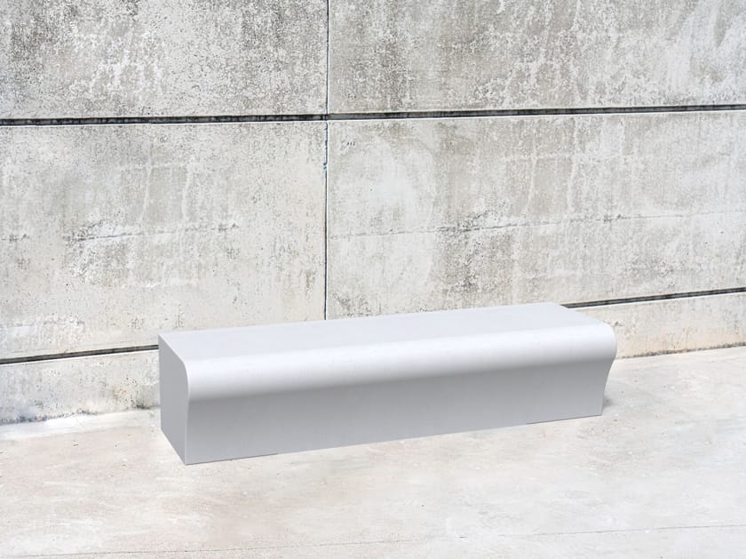 WAVE Modular backless fiber-reinforced concrete bench By SIT | design ...