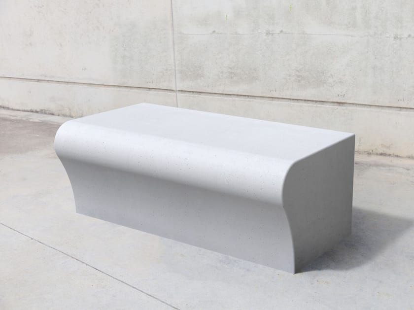 WAVE Modular backless fiber-reinforced concrete bench By SIT | design ...
