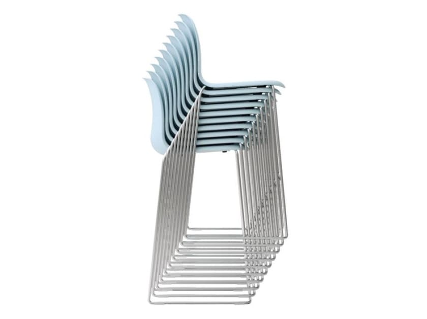 SIXE | Sled base stool By Howe design PearsonLloyd