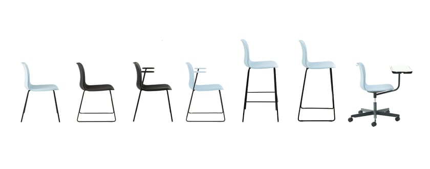 SIXE | Sled base stool By Howe design PearsonLloyd