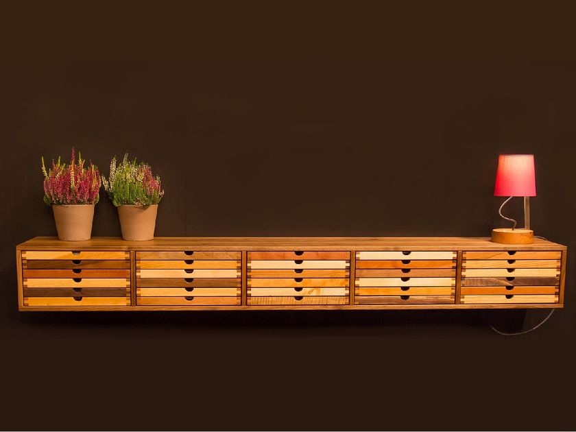 SIXTEMATIC 2 | Wand- Sideboard Wand- Sideboard aus Holz mit Schubladen ...