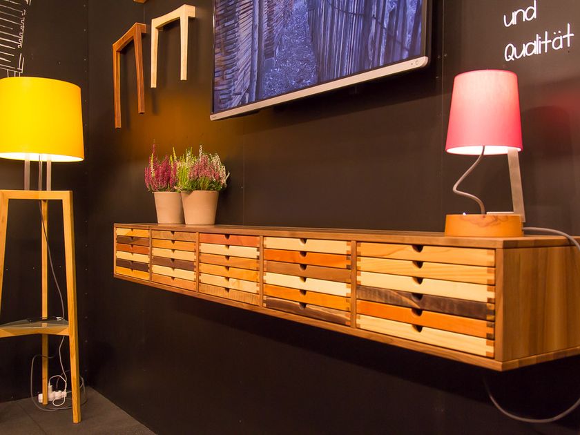 SIXTEMATIC 2 | Wand- Sideboard Wand- Sideboard aus Holz mit Schubladen ...
