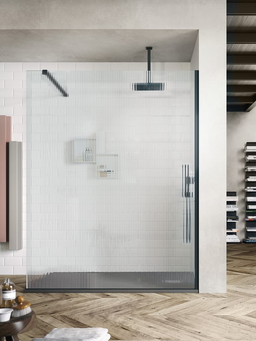 SK-IN SK Corner crystal Walk in shower By VISMARAVETRO