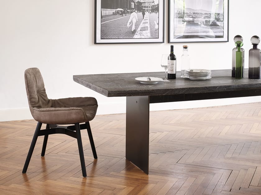 Rectangular wooden dining table SK04 KOMPOSIT By JANUA