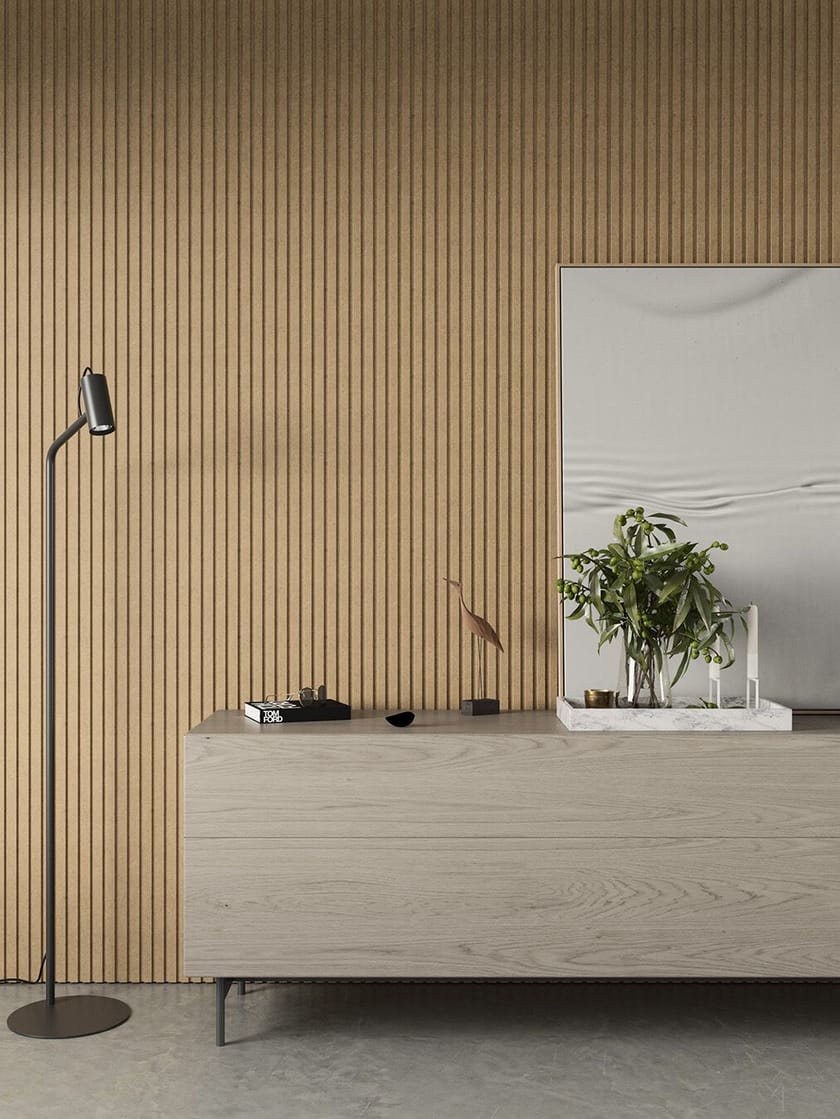 LIVING WALL - 1188 GREZZO/RAW Rivestimento By SKEMA