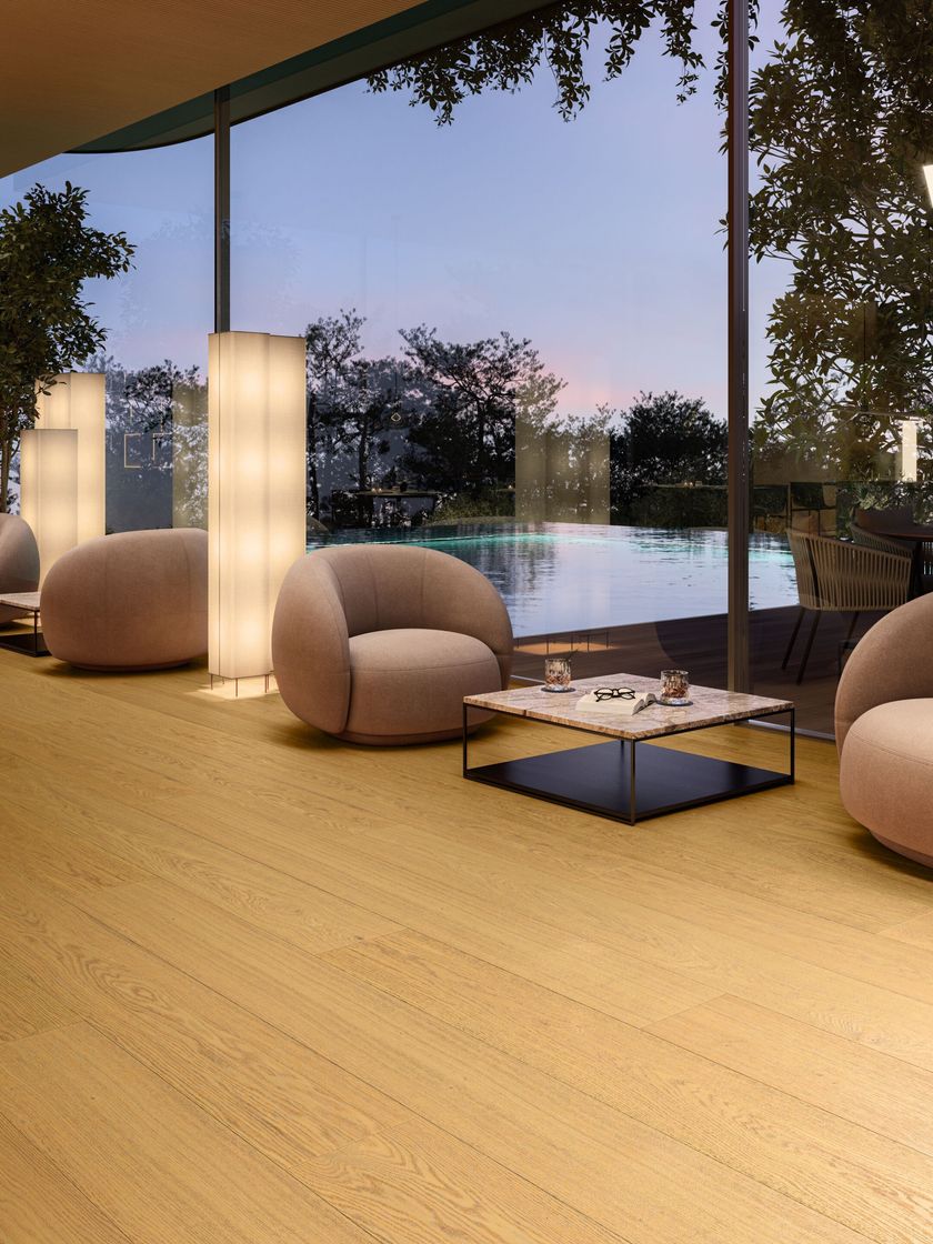 Pavimento in legno LUMBERTECH 1448 ROVERE - CASPIO - SKEMA - Edilportale
