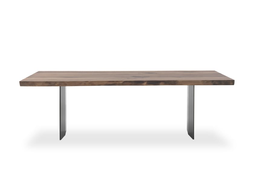 Rectangular solid wood table SKY-NATURA EXTRA NATURAL SIDES By Riva 1920 design C.R.&S. RIVA1920
