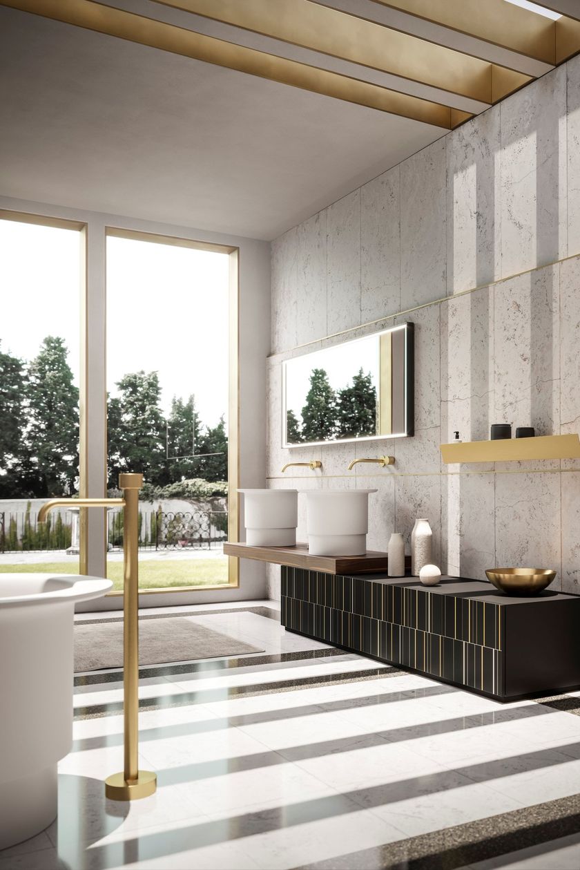 SKY TEXTURE 12 Vanity unit By Arbi Arredobagno