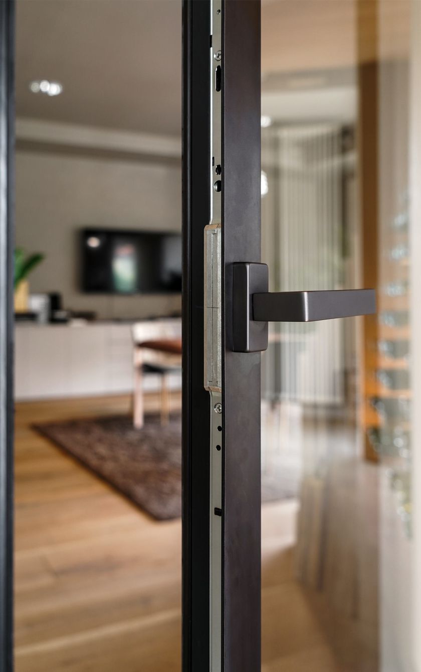 SKYLINE SYSTEM Metal patio door By CARMINATI SERRAMENTI