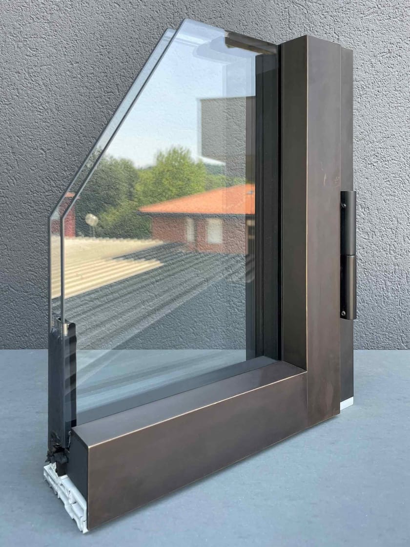 SKYLINE SYSTEM Metal patio door By CARMINATI SERRAMENTI