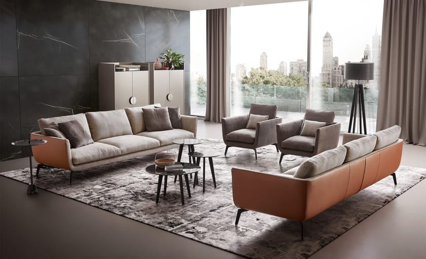 SKYLINE Sectional sofa By Dema | design Maurizio Manzoni, Roberto Tapinassi