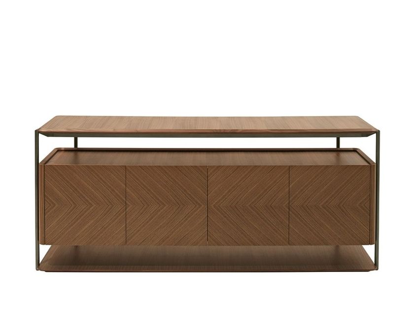 SKYLINE Walnut sideboard By Giorgetti | design Carlo Colombo