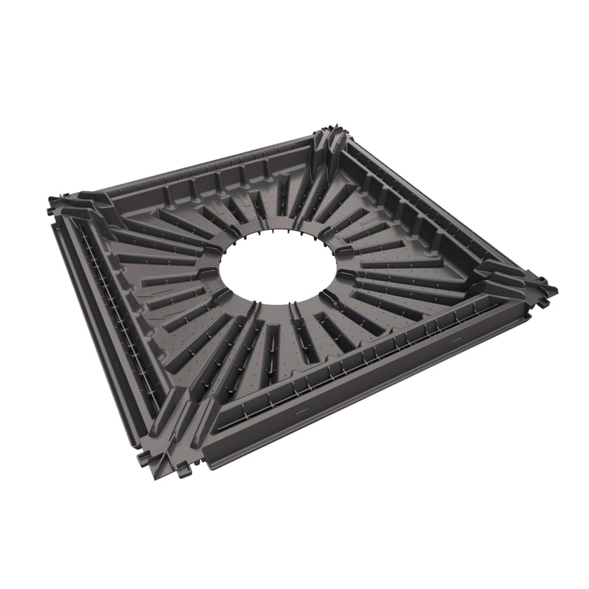 SKYNET Formwork and dome for hollow core slab By Geoplast