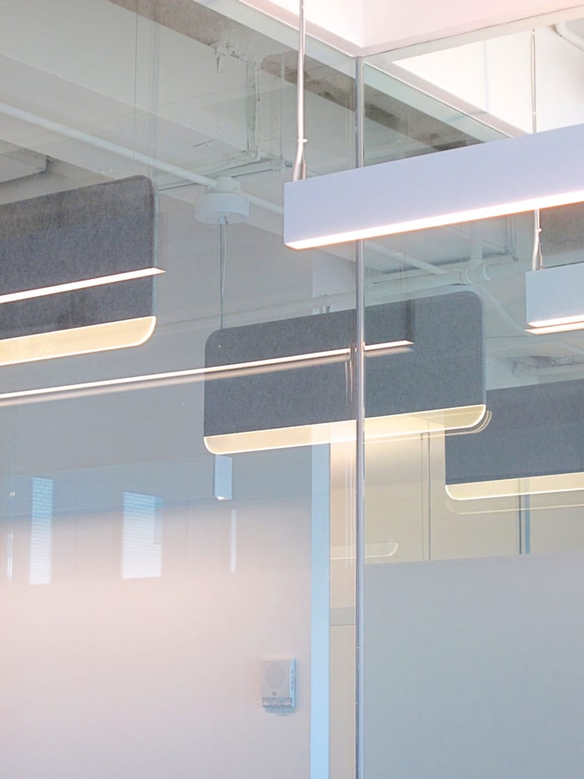 LED felt pendant lamp SLAB 210 By ANDlight design Lukas Peet