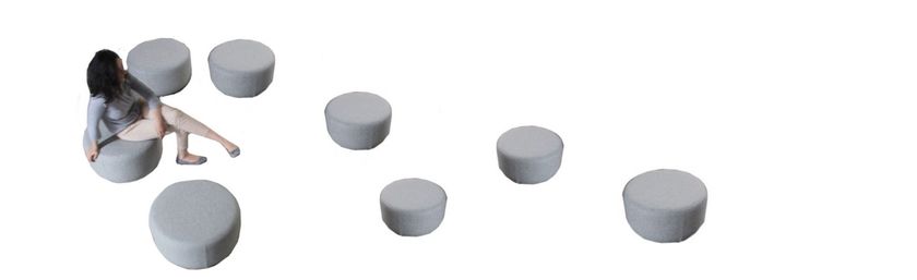 SLALOM POUF Pouf By Slalom