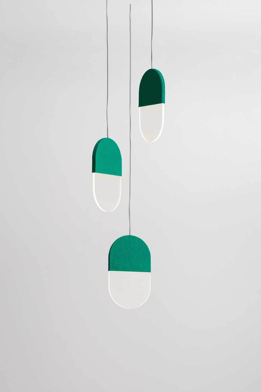 LED felt pendant lamp SLAB 20.3 Slab Collection By ANDlight design ...