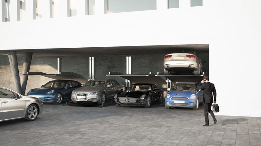 Automatic parking systems SLANT By Modulo Parking