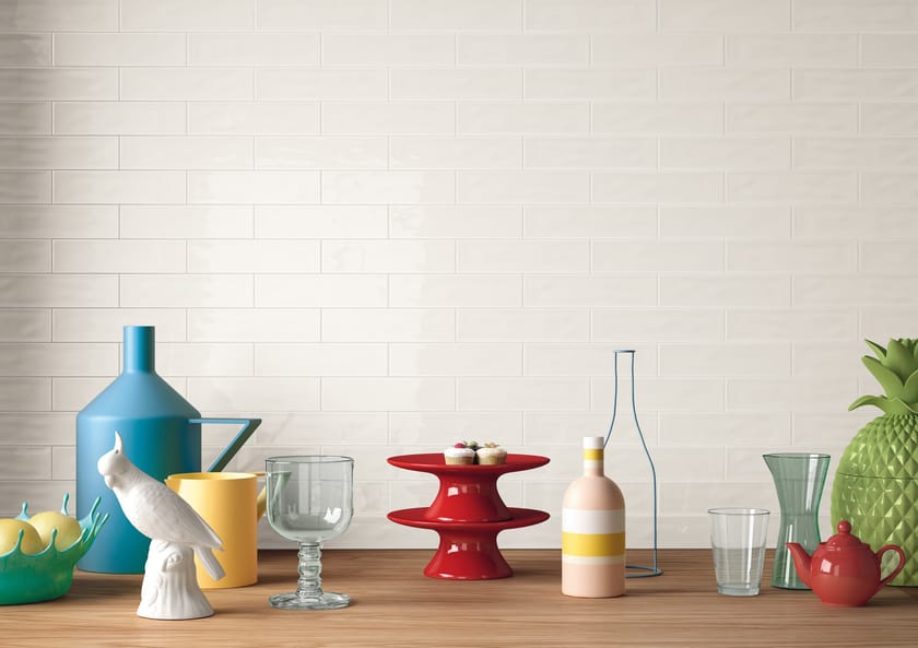 SLASH Double-fired ceramic wall tiles By Imola