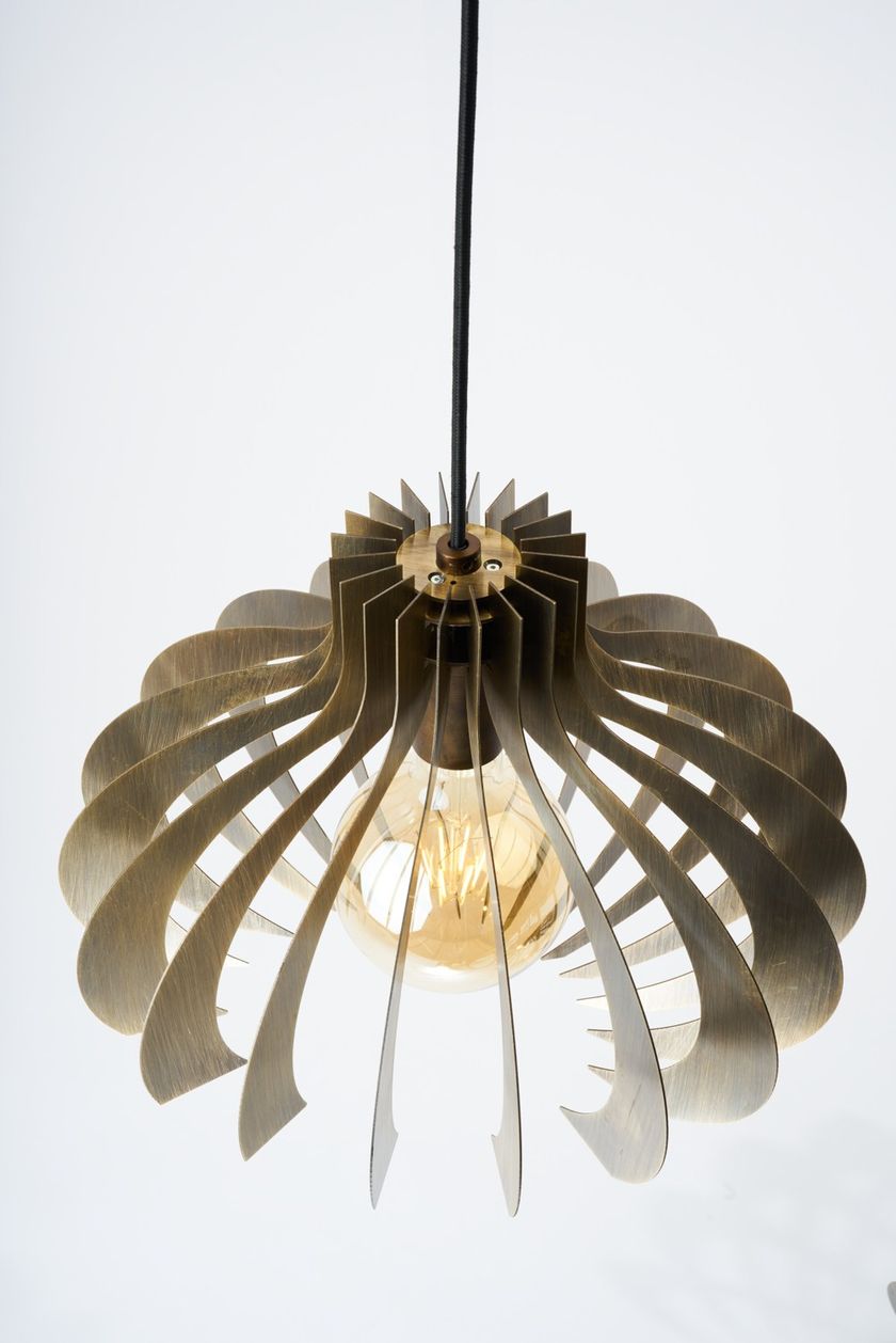 Direct light metal pendant lamp SLICES XL By ZAVA design Mariam Ayvazyan