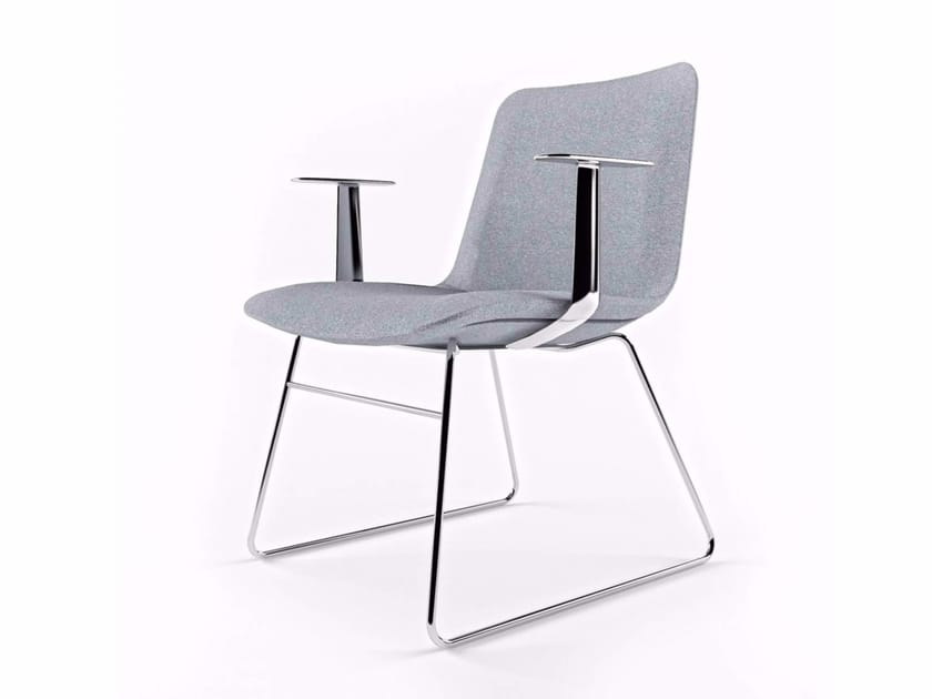 Swivel height-adjustable chair with armrests SLIM CONFERENCE MEDIUM 5 ...
