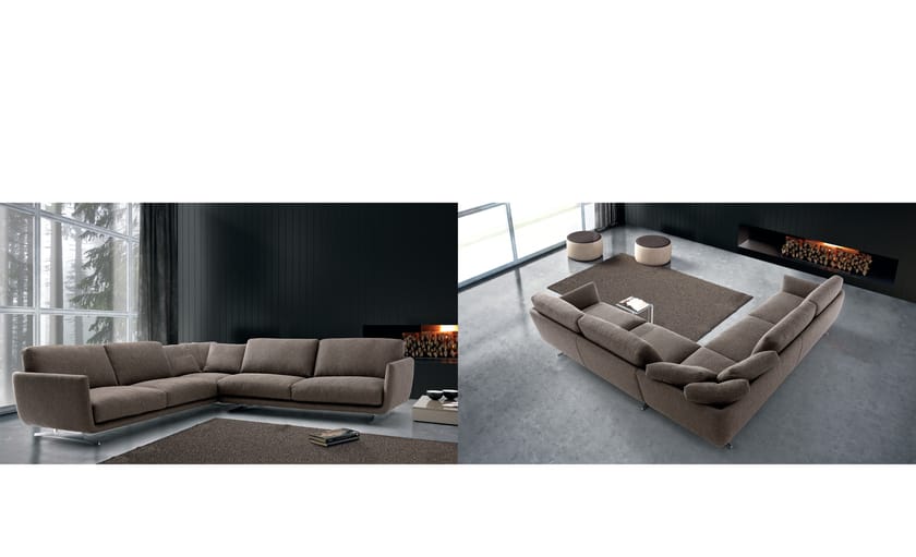 SLIM Sofa with removable cover By Dema | design Maurizio Manzoni ...