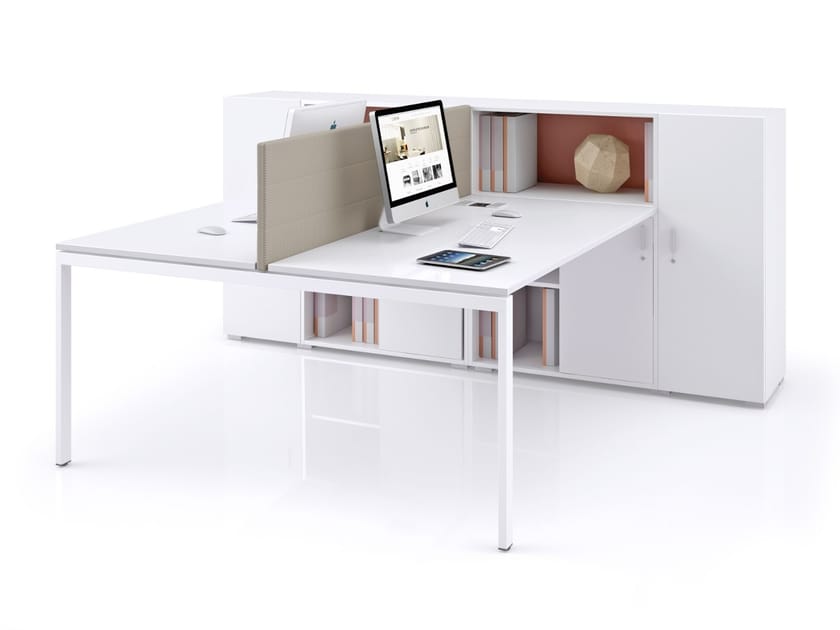 SLIM | Multiple office desk Slim Collection By Cider Edition