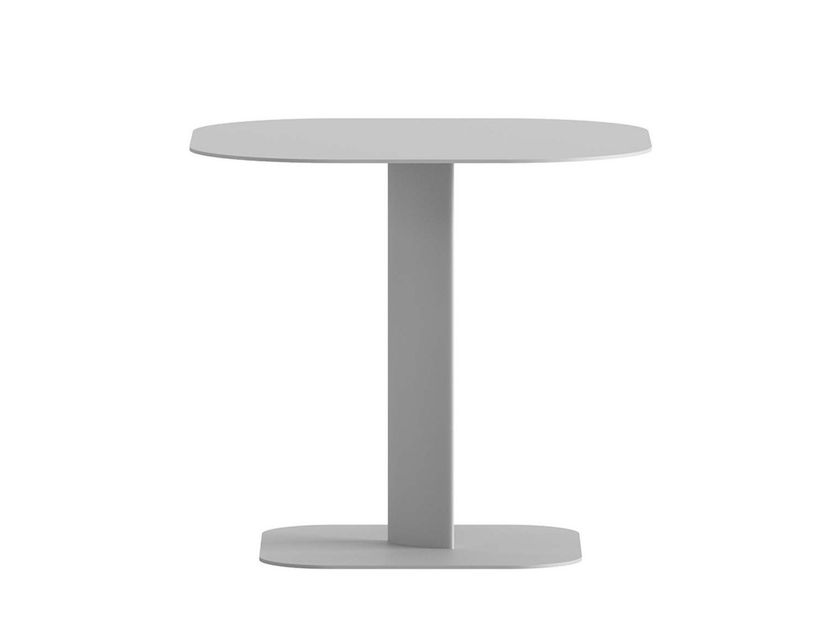 SLIM Square painted metal coffee table By Ersa