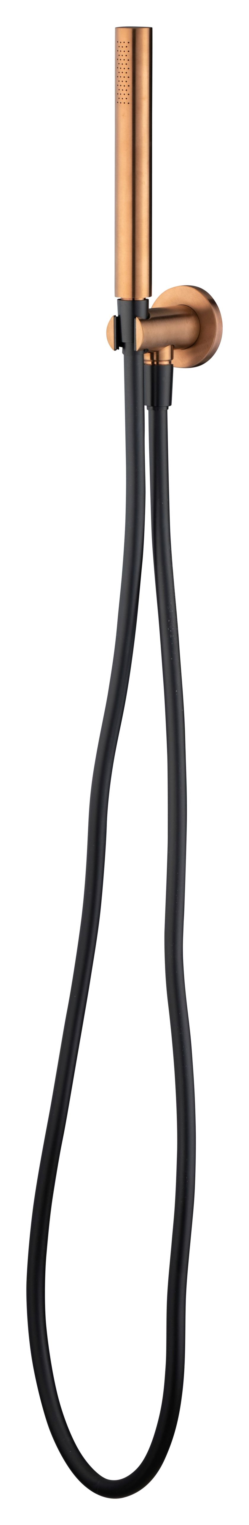 SLIMLINE WALL HAND SHOWER Wall-mounted stainless steel handshower with ...