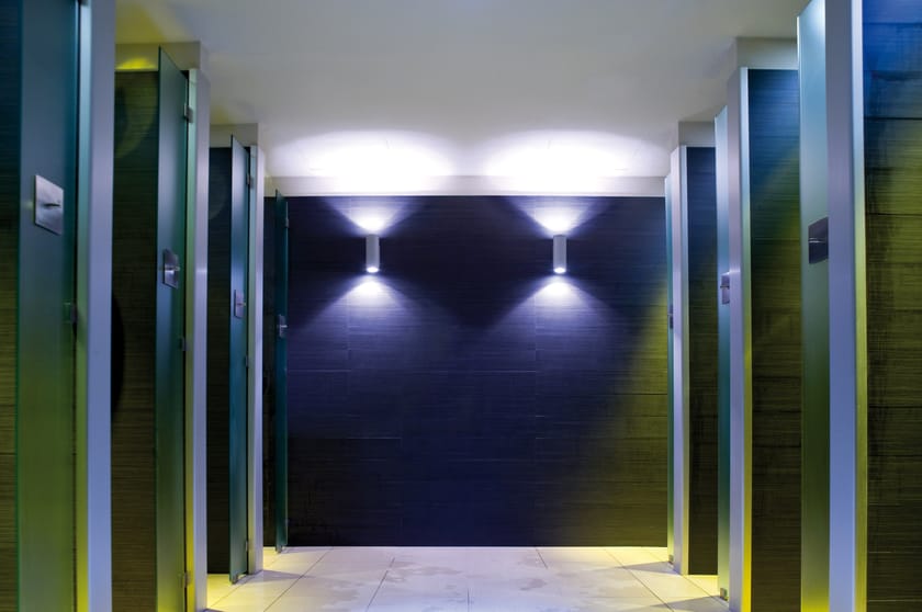Metal Halide LED direct-indirect light wall lamp SLOT By SIMES