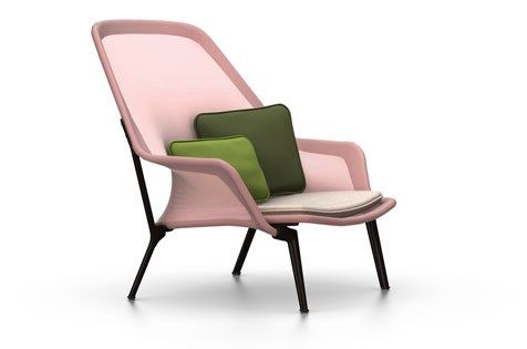 SLOW CHAIR Fabric armchair By Vitra | design Ronan & Erwan Bouroullec