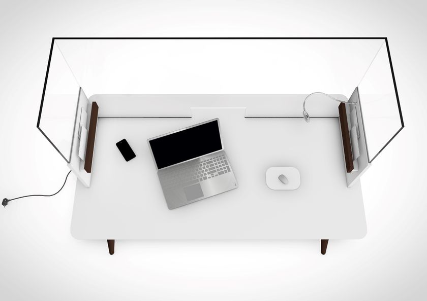 SMARTDESK CONTACT Rectangular workstation desk By ARKOF LABODESIGN ...