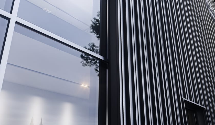 SMARTIA BARCODE CLADDING Continuous facade system By Alumil
