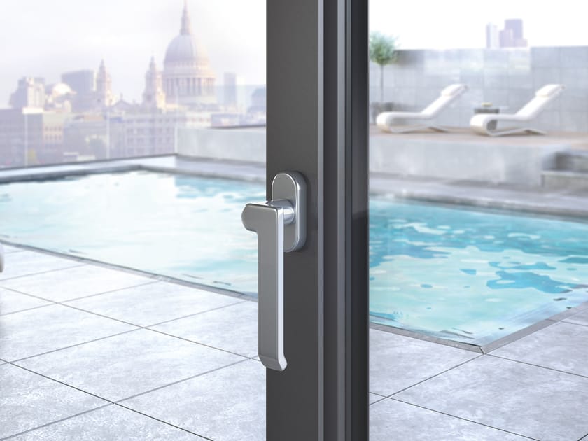 Porte-fenêtre coulissante en aluminium et verre SMARTIA M14600 By Alumil