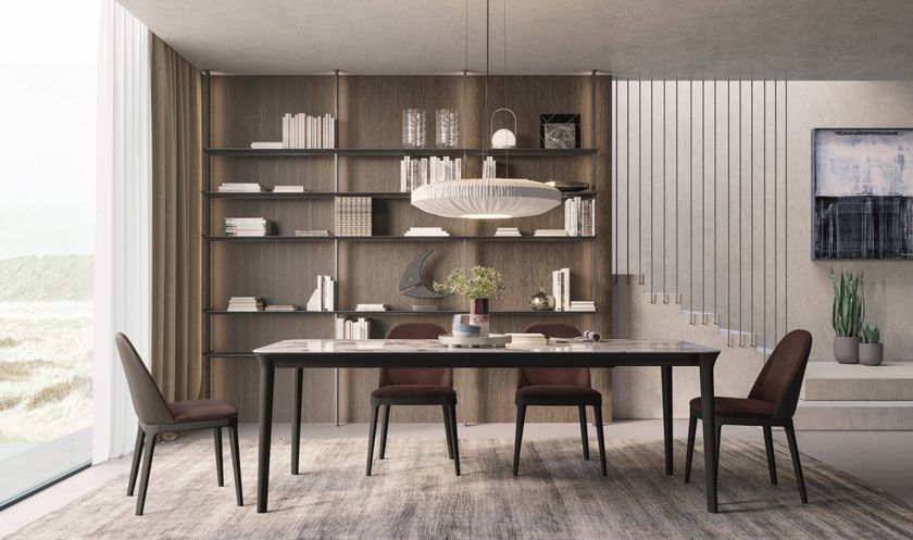 Tavolo rettangolare in gres porcellanato SMOOTH By Dall'Agnese design ...
