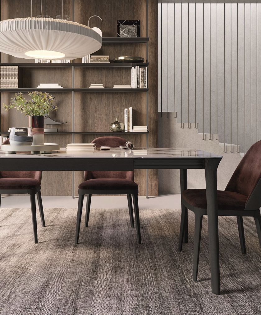 Tavolo rettangolare in gres porcellanato SMOOTH By Dall'Agnese design ...