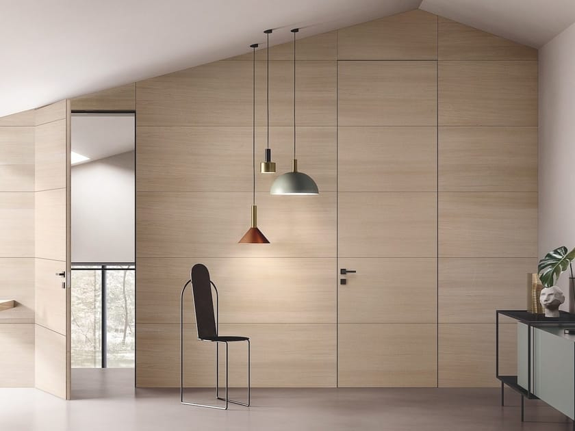 BOISERIE LISCIA IN LEGNO CON FUGHE Boiserie in rovere ice By GAROFOLI