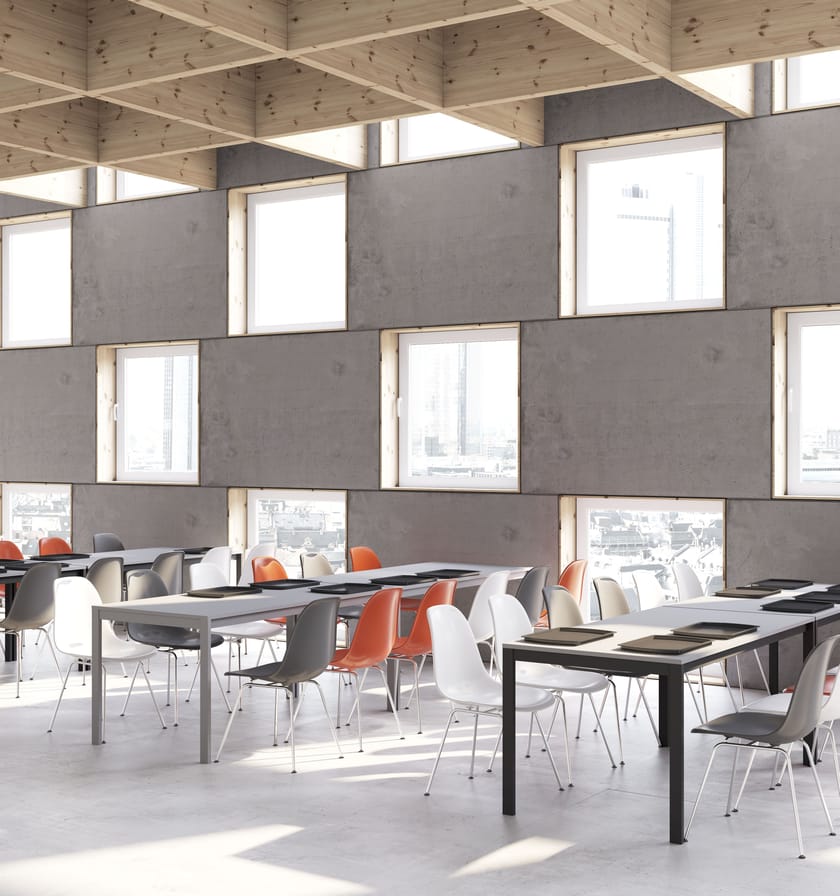 Rectangular table SNAP By Steelbox by Metalway