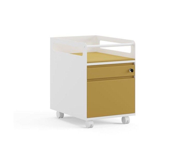 SO | Office drawer unit with castors Melamine and metal office drawer ...