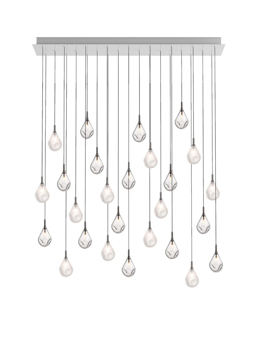 SOAP MINI 26 RECTAGULAR LED crystal pendant lamp By Bomma | design Ota ...